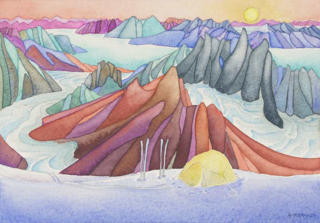 Alpine Camp 5x7 – North End Gallery