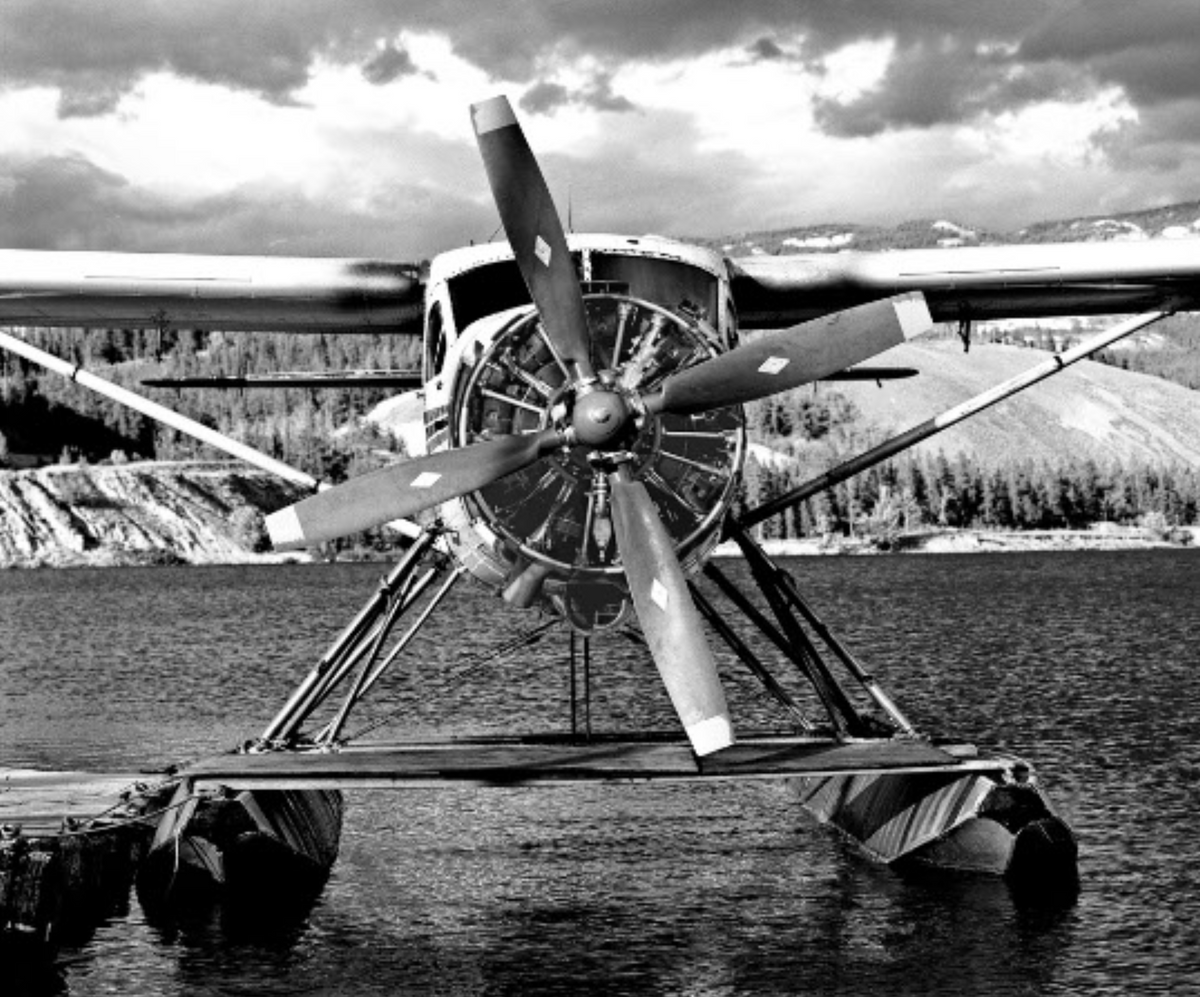 8.5x11 Single Engine Otter-7.5x9 Image Size – North End Gallery
