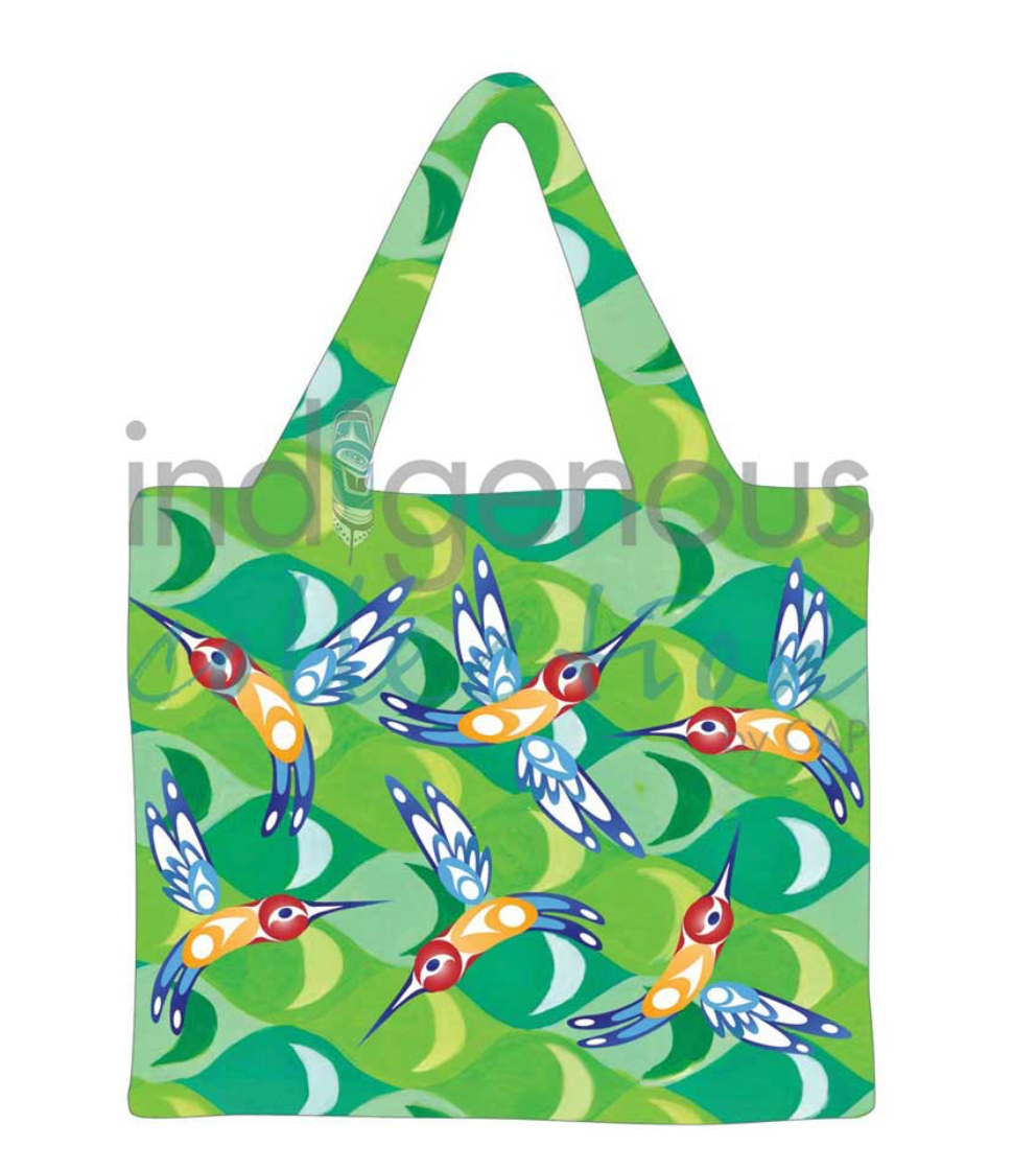 Hummingbirds Shopping Bag - Brandon Gabriel – North End Gallery