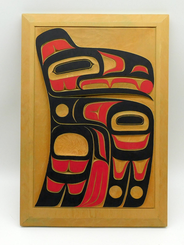 Carved Panel-Raven – North End Gallery
