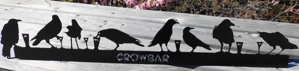 Crowbar Wall Sign - Black – North End Gallery
