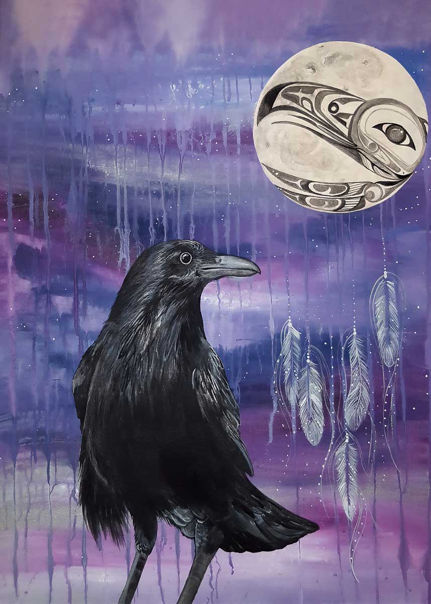 Raven Keeper Art Card – North End Gallery