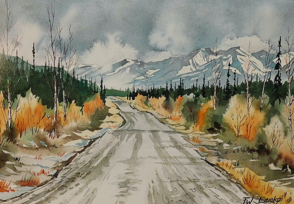 Alaska Highway, Kluane Art Card – North End Gallery
