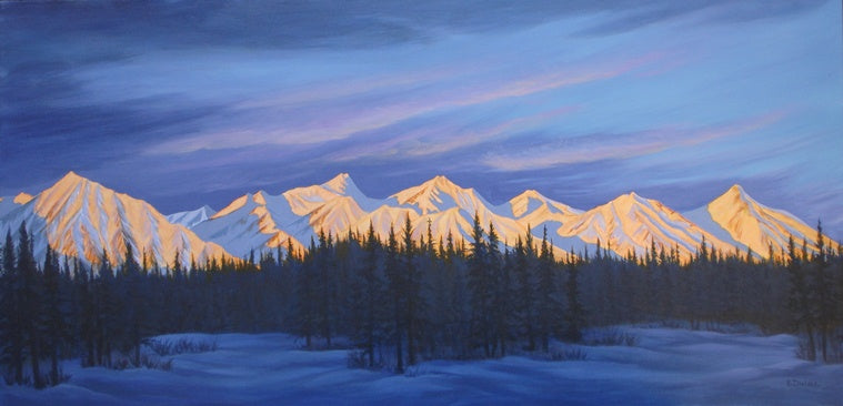 Kluane Dawn 9.5x19 – North End Gallery