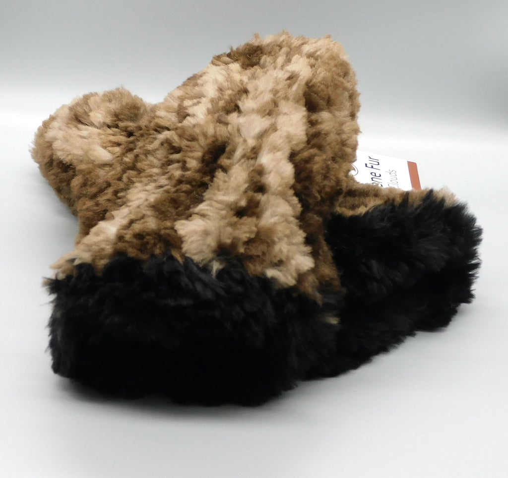 Beaver Fur Mitts-Black Trim – North End Gallery